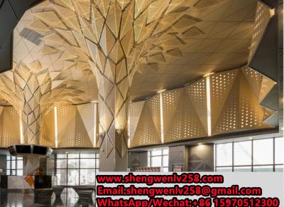China Aluminum Veneer Decorative Exterior Aluminum Curtain Wall for sale