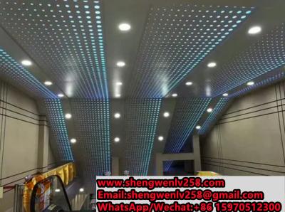 China Art Aluminum Perforated Panel Custom Patterns/Colors Modern Building Facade for sale