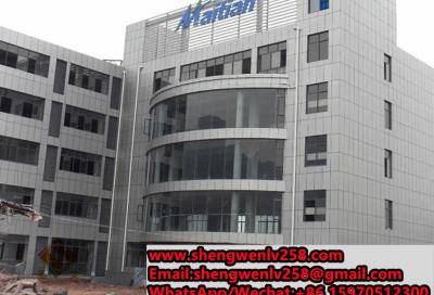 China Black Color PVDF Coated Non-Perforated 3D Aluminum Panel for Mall Decoration for sale