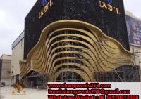 China Custom Artistic Design Architect Solid Aluminium Panel Cladding Exterior Wall Aluminum Veneer for sale