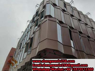 China Aluminum Carved Panel 3mm Building Material Aluminum Facade Cladding Solid Panel for sale