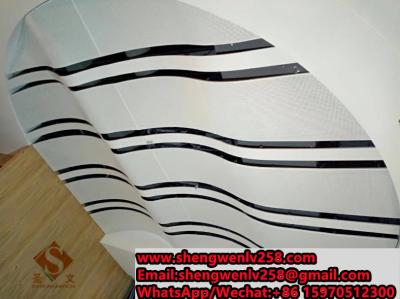 China Modern Exterior Facade System Solid Aluminum Carved Wall Cladding for sale