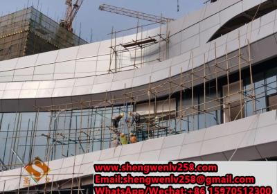 China Aluminum Curtain Wall Laser Cut Panel Aluminum Solid Panel for Decoration Facade for sale