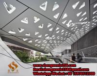 China Exterior Decorative Mashrabiya Pattern Aluminum Mashrabiya Facade Panel for sale