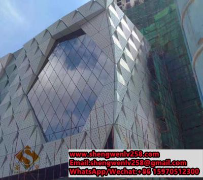 China Special Design Building Material Oxidized Surface Aluminum Wall Panel for Plaza Building for sale