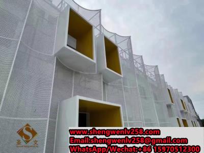 China Aluminum Carved Veneer Shopping Mall Building Aluminum Cladding Material Curtain Wall Facade for sale