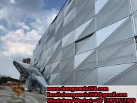 China CNC Aluminum Cladding Exterior Siding 3D Building Panel for The Gym for sale