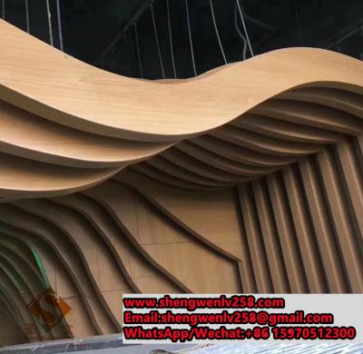 China Exterior Metal patterned aluminum facade wall cladding metal curtain wall for sale