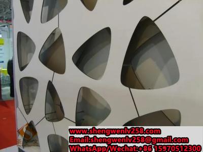 China Aluminum sheet fluorocarbon perforated panel curtain wall for facade cladding supplier in China for sale