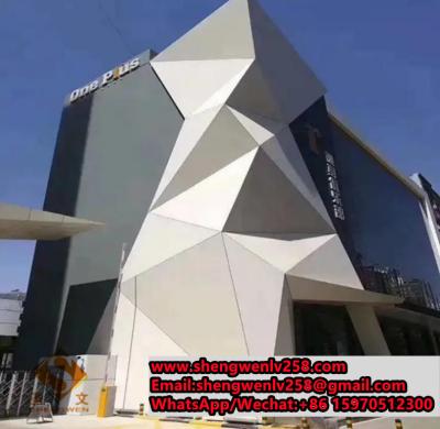 China Aluminum Carved Exterior 2.0mm 2.5mm Building Material Facade Decorative Cladding for sale