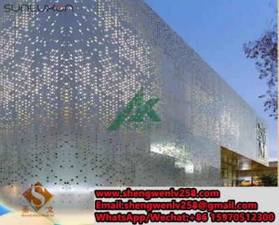 China Custom Differnt Colors/Shapes Aluminum Veneer for Facade Proejct for sale