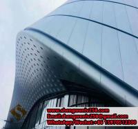 China Metal facades design perforation solid aluminum panels factory in Foshan, China for sale