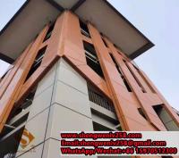 China Waterproof Perforated Aluminum Panels with Wood Grain Surface for Interior Wall for sale