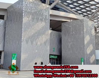 China Modern building curtain wall aluminum cladding for facade for sale