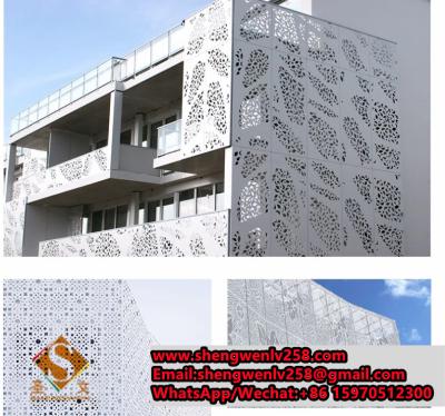 China Modern Personalized 3D Solid Aluminum Curtain Wall Panel Aluminum Facade for sale