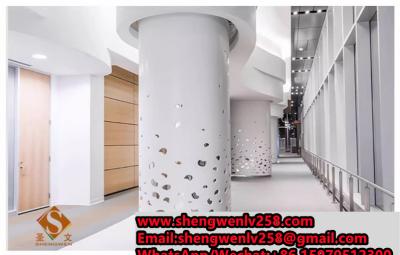 China Custom Perforated Aluminum Solid Panel Decorative Modern Aluminium Curtain Wall Panel for sale