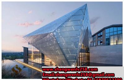 China Art Aluminum Panel Perforated Aluminum Panel Metal Solid Decorative Curtain Wall for sale