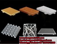 China Decorative House Perforated Aluminum Solid Panels Facade Wall Cladding Systems for sale