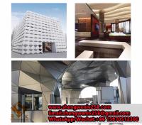 China Interior Decorative Fireproof Aluminum Wall Cladding Veneer Panel Honeycomb Facade Panels for sale