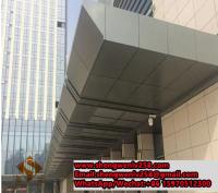 China Exterior Wall Cladding Plain Solid Aluminium Panel Custom Aaluminum Facade for sale