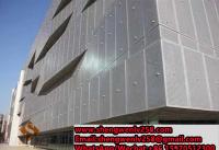 China Exterior Curtain Wall Facades Panel Architectural Perforated Metal Aluminum Facade Cladding Wall Clade System for sale