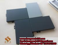 China Facade Aluminum Solid Panel Veneer for Project perforated Decorative Wall Cladding 3D Sale Cross Anti engineering for sale