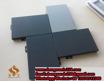 China Facade Aluminum Solid Panel Veneer for Project perforated Decorative Wall Cladding 3D Sale Cross Anti engineering for sale