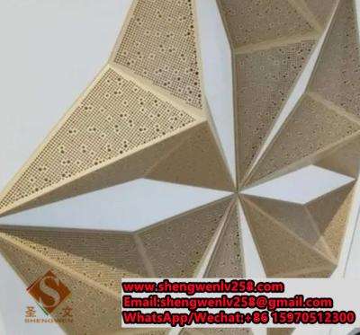 China Perforating Aluminum Ceiling Metal Wall Cladding Customized Size Color for sale