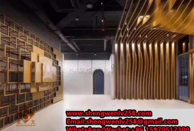China Exterior Metal Solid Aluminum Panel Cladding Design Aluminum Perforation Wall Facade for sale