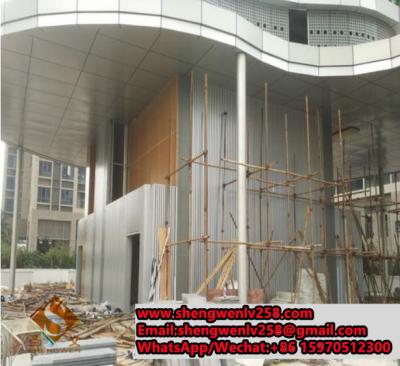 China PVDF Coated Surface Aluminun Products Wall Panel Perorated Sheet for sale
