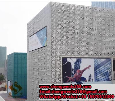 China Aceplate Aluminum Facade Perforated Panels Exterior Wall Panels for Building Materials for sale