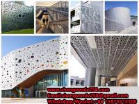 China PVDF Coated Surface Aluminun Products Wall Panel Perorated Sheet for sale