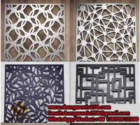 China Perforated Aluminum Panels Building Material Laser Cut Wall Panel for sale