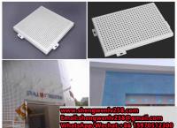 China Hot Selling Exterior Solid Panel Laser Cut Aluminum Perforated Panels for sale