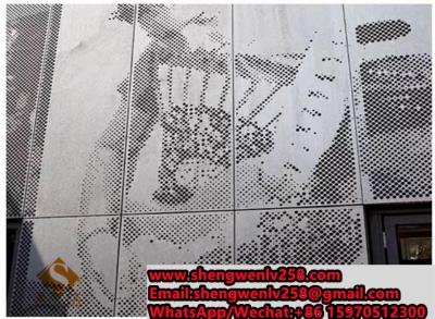 China Aluminum Laser Cutting Panel Carved Panel for Screen or Curtain Wall for sale