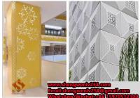 China Curtain Wall Laser Cut Wall Panel Aluminum Solid Panel for Decoration for sale