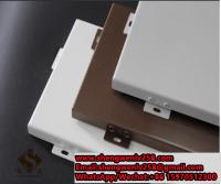 China Curtain Walls Interior Wall Cladding Aluminum Veneer Facades Stone Grain Single Board Custom Aluminum Veneer for sale