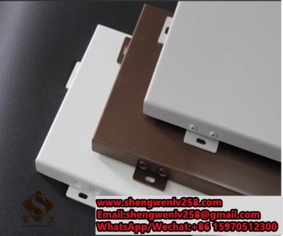 China Curtain Walls Interior Wall Cladding Aluminum Veneer Facades Stone Grain Single Board Custom Aluminum Veneer for sale