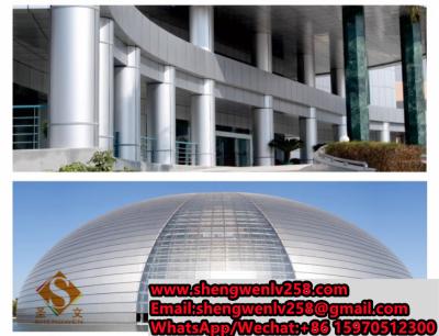 China Building Facade Wall Cladding Aluminum Perforated Curtain Wall Systems for sale