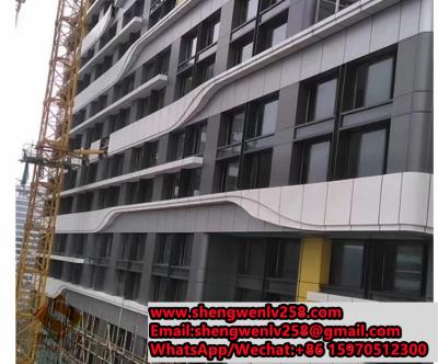 China CNC Cutting Aluminum Solid Panel Decorative Material Wall Panel for Exterior for sale