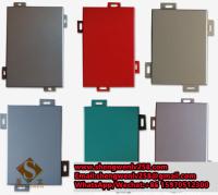 China Building Cladding Stone Grain Aluminium Panel Outdoor Curtain Wall Systems Aluminum Veneer Curtain Wall Aluminum Veneer for sale