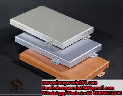 China Wood Grain Sheet Panel Building Cladding Facades Aluminum Veneer Curtain Wall Systems Aluminium Veneer Pynching for sale