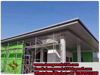China Fireproof Composite Curtain Wall Exterior Decorative Perforated Metal Panel for sale