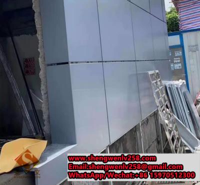 China PVDF Aluminum Curtain Wall Cladding Cover Veneer Building Facades Exterior Custom Design Aluminum Veneer for sale