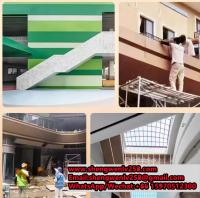 China 2.5mm Aluminum Wall Cladding Builiding Material Column Cover Panel for sale