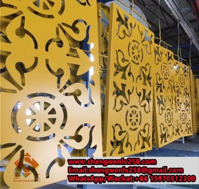 China Decorative Laser Cut Metal Board Perforatd Panel Aluminum Solid Panel for sale