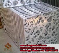 China 3.0mm Aluminum Panel Laser Cutting as Curtain Wall Carved Wall Panel for sale