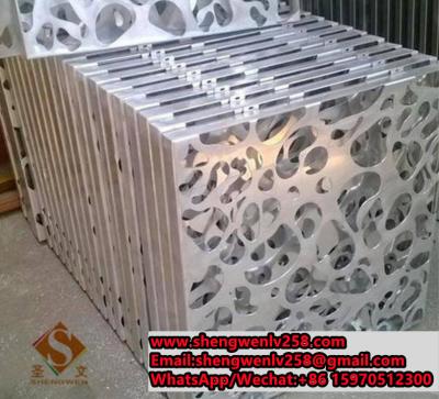 China 3.0mm Aluminum Panel Laser Cutting as Curtain Wall Carved Wall Panel for sale