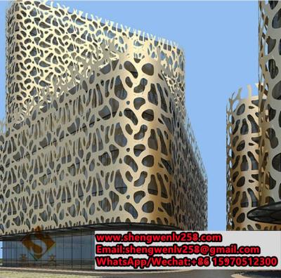 China Sound Insulation Product Aluminum Solid Panel CNC Laser Cutting Wall Panel for sale