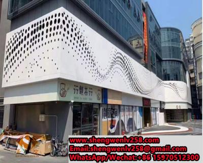 China Polyester Coated Laser Cut Aluminum Wall Panel for Suspended System for sale